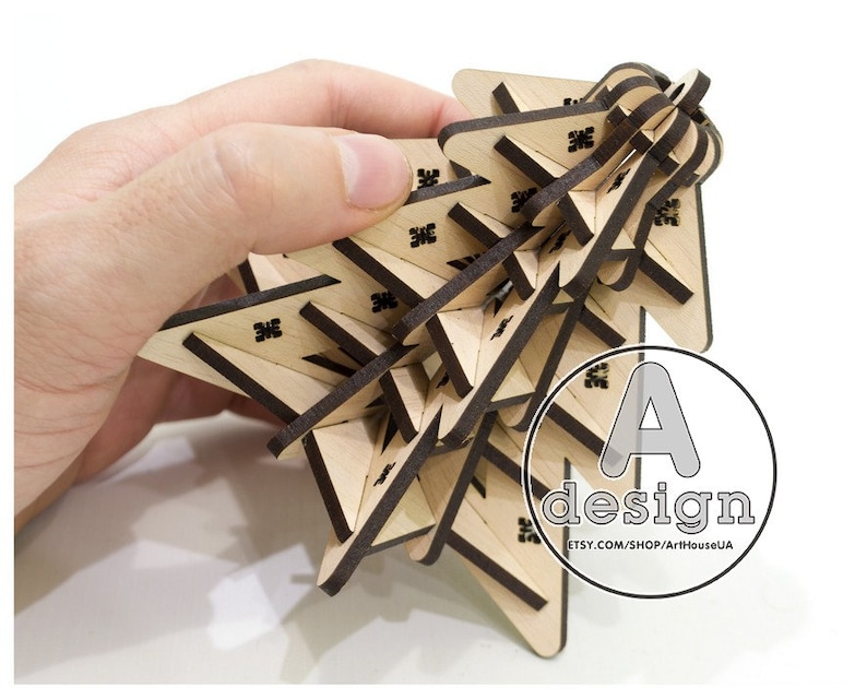 Christmas 3D Ornament, Christmas Tree Decoration, Christmas Decoration ...