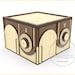 Wooden Safe Box Laser Cut Vector File, Gift Box Like Safe SVG File for ...
