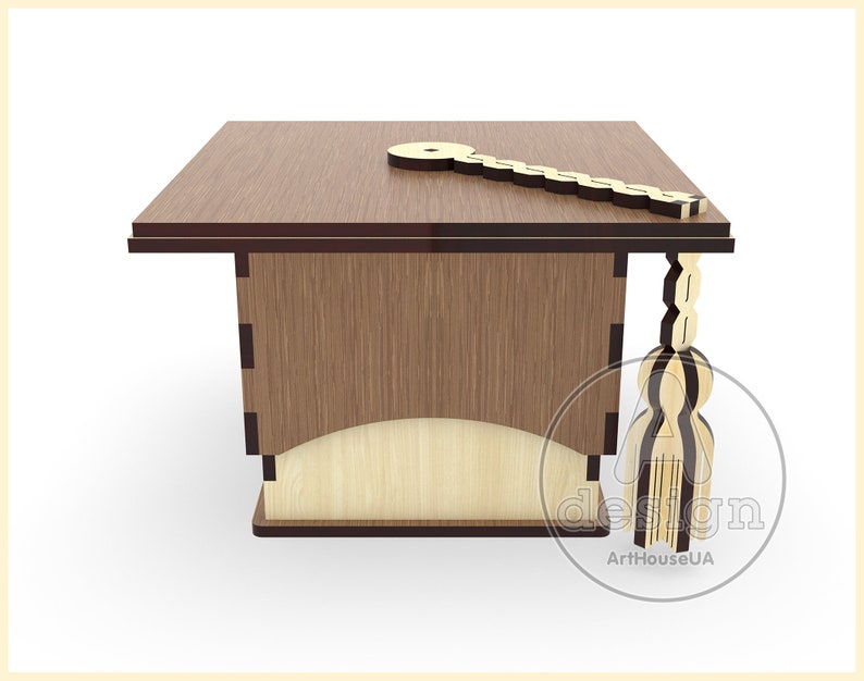 Graduation Cap Favor Box Glowforge Laser Cut File Graduation - Etsy