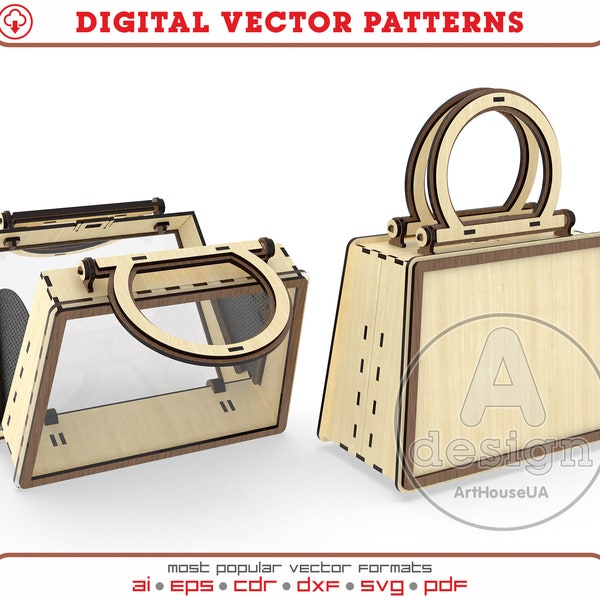 Purse Vector Files for Laser - Etsy