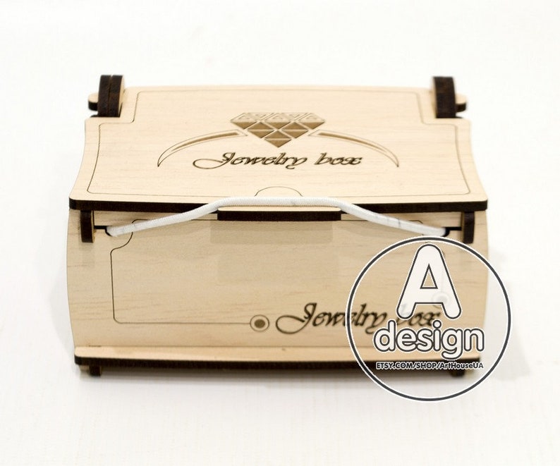 Jewelry Box, Jewelry Box Cut Vector Model, Jewelry Box Project, Wood ...