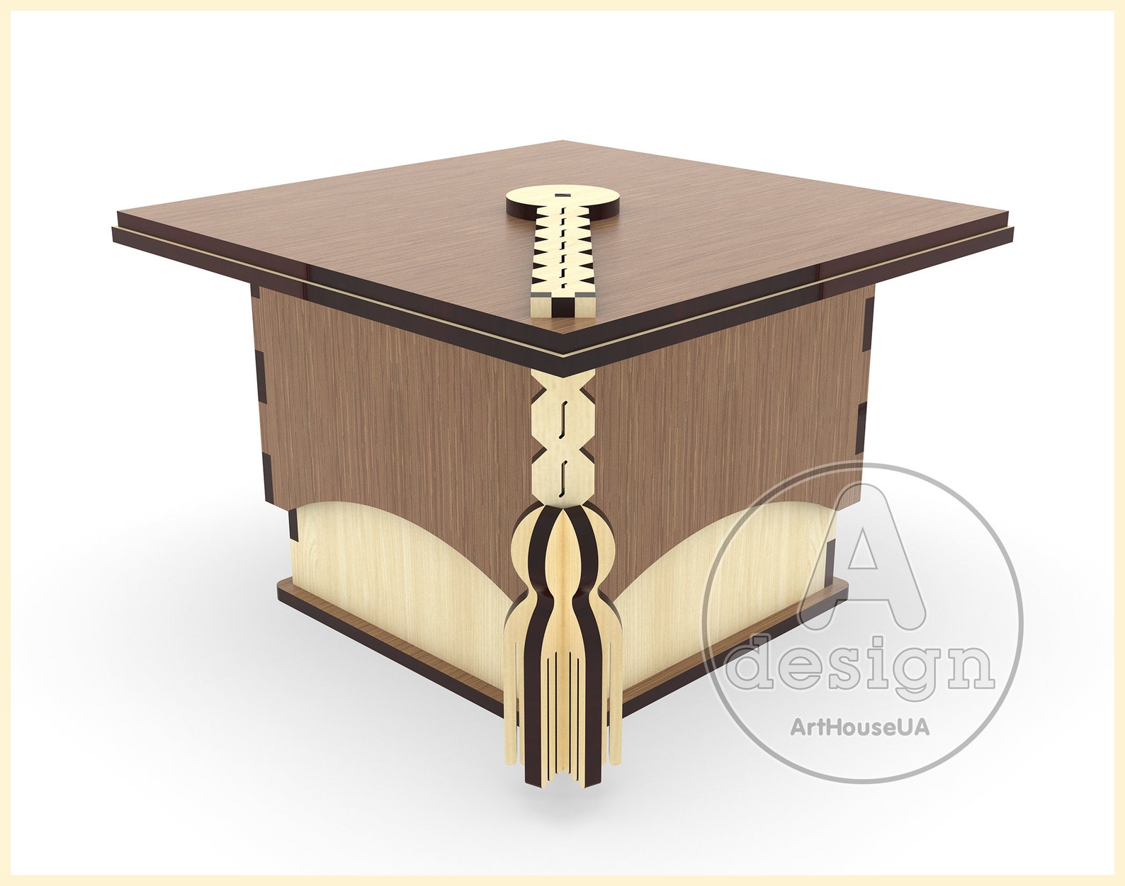 Graduation Cap Favor Box Glowforge Laser Cut File Graduation - Etsy