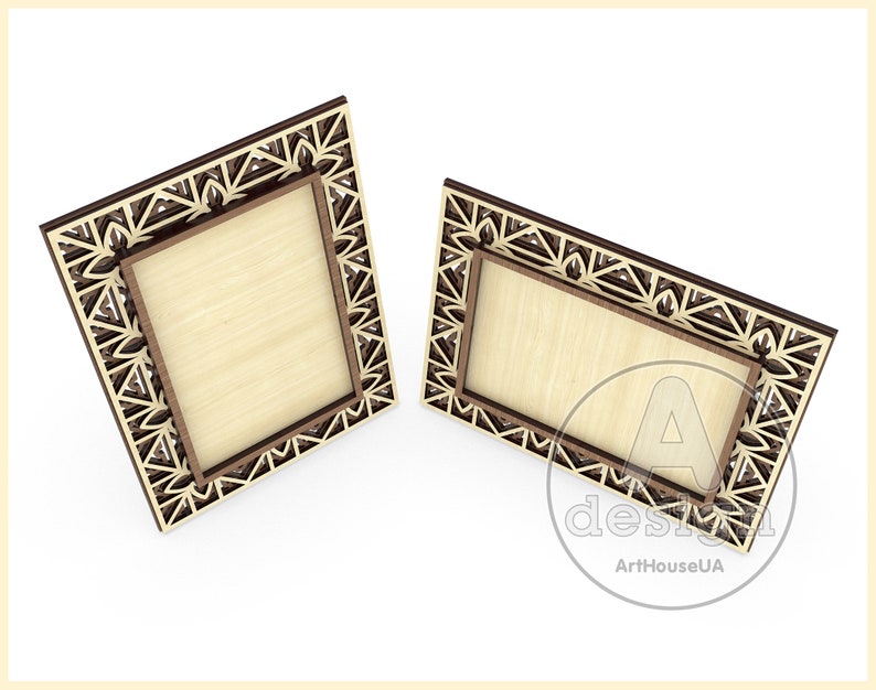 Multilayer Photo Frame SVG File Laser Cut Photo Frame Wall - Etsy