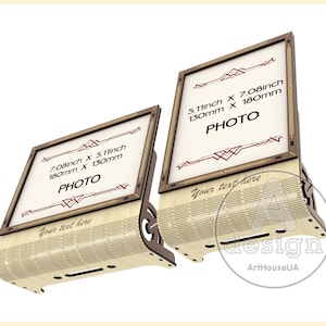 Photo Frame Vector File for Laser Cut and Glowforge Users Ready SVG ...