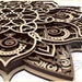 Mandala Laser Cut Vector File DXF, Mandala Scroll Saw File PDF ...
