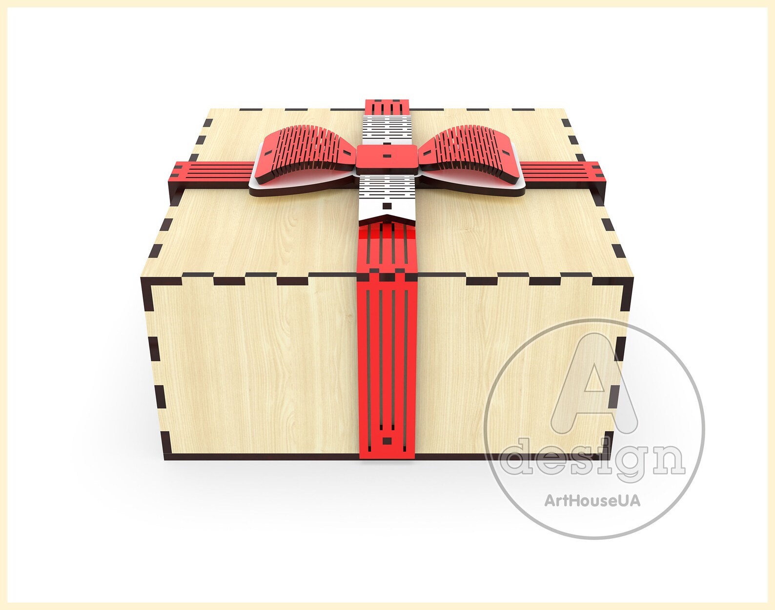 Gift Box Vector SVG File for Laser Cut Machines and Glowforge - Etsy
