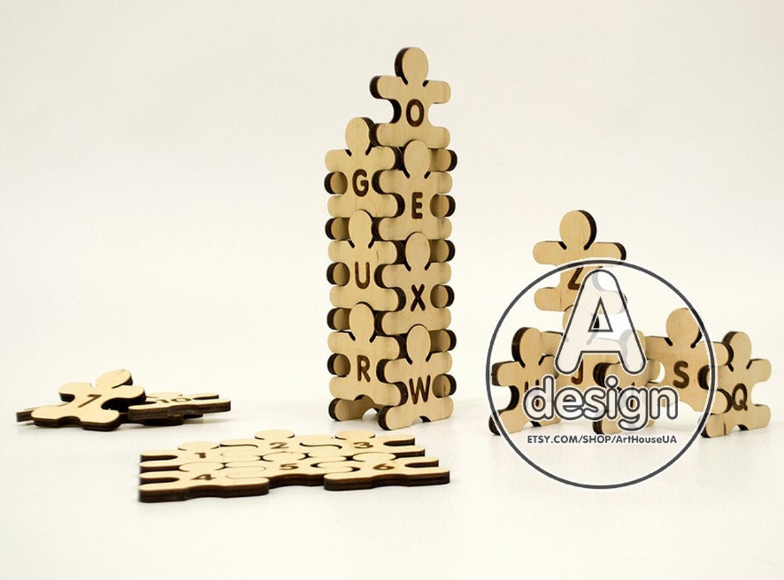 English Alphabet. Laser Cut Vector Model. Instant Download. - Etsy