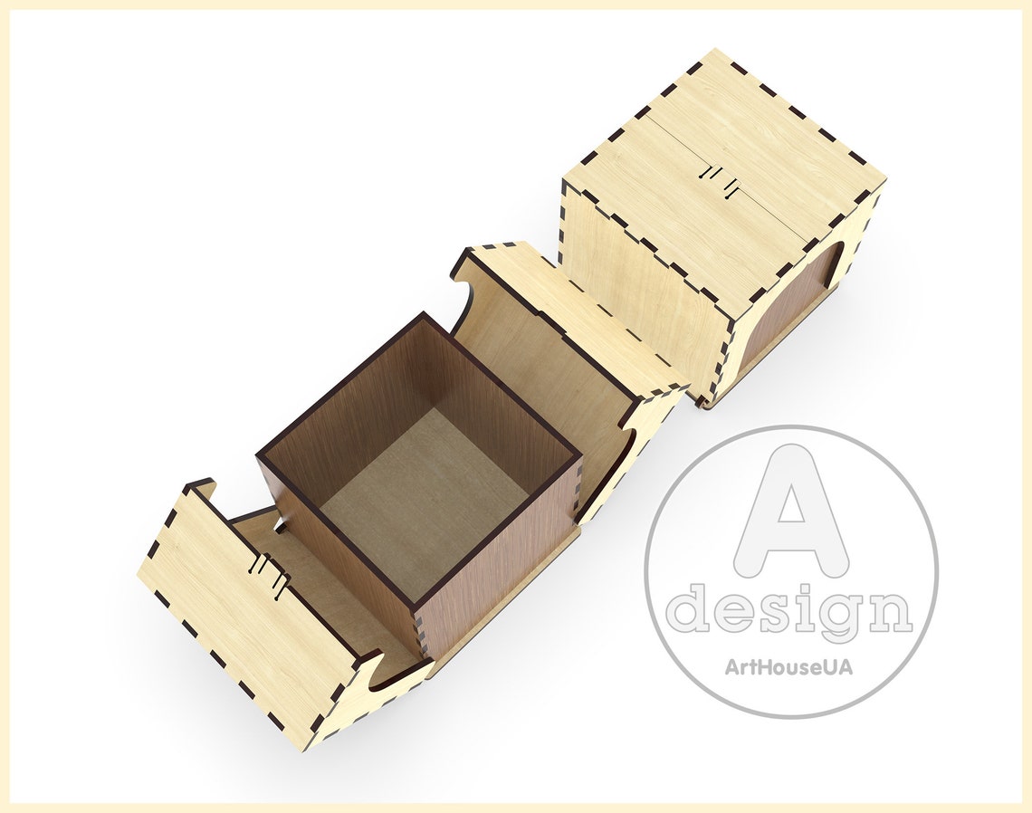 Custom Gift Box Vector for Laser Cut Personalized Gift Box - Etsy