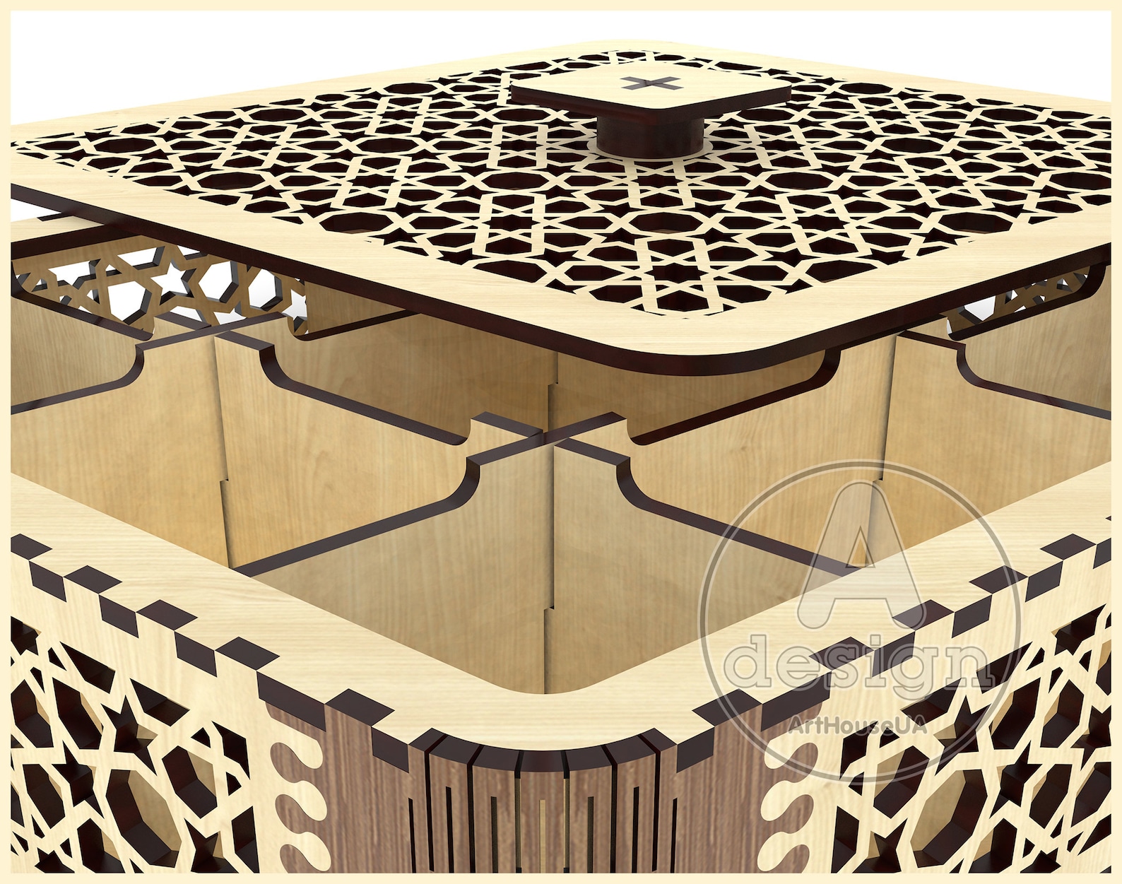 Wooden Box Vector Gift Box Laser Cut Plywood Box Laser | Etsy