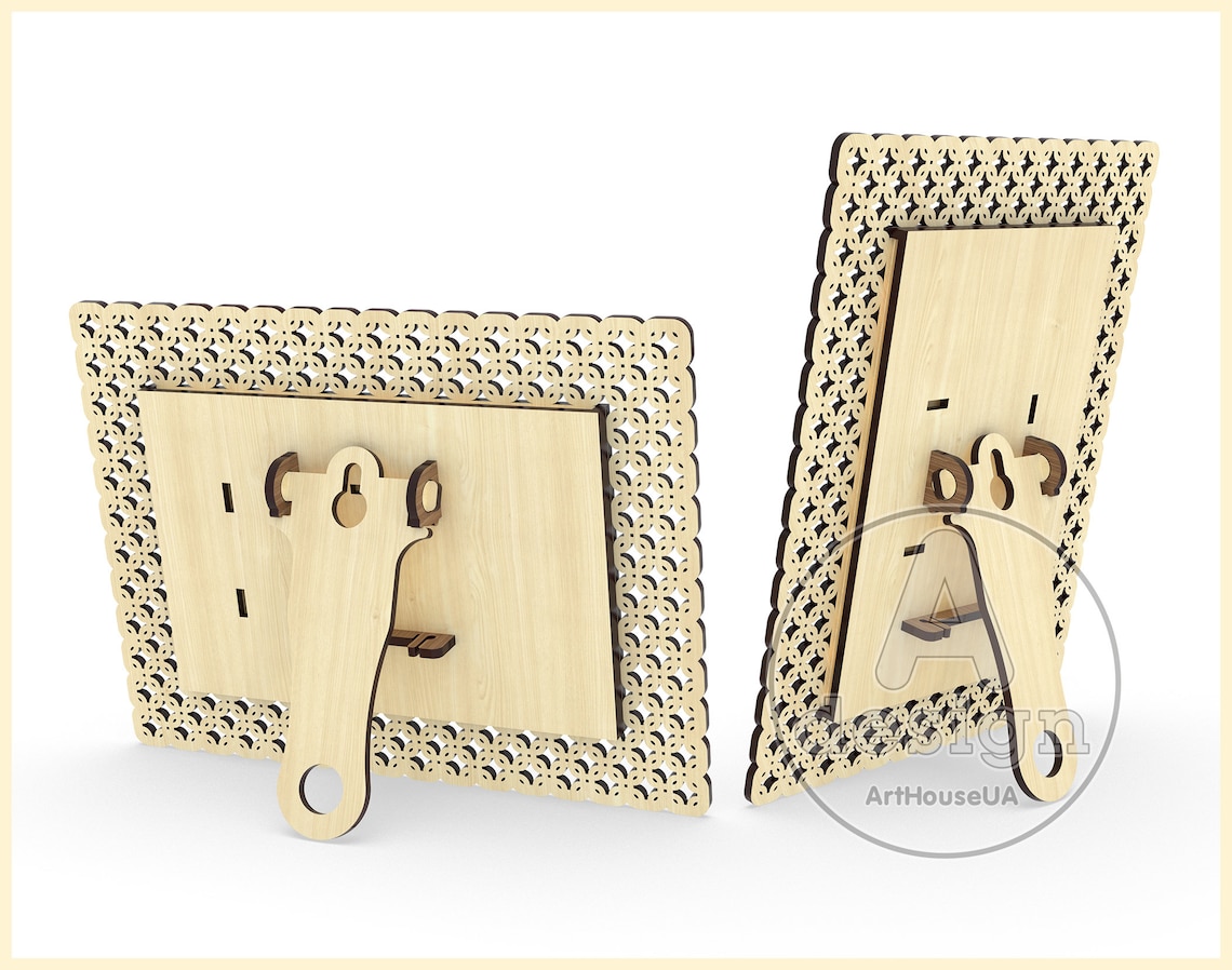 Photo Frame Vector File, Laser Cut Photo Frame, Wall Art Photo Frame ...