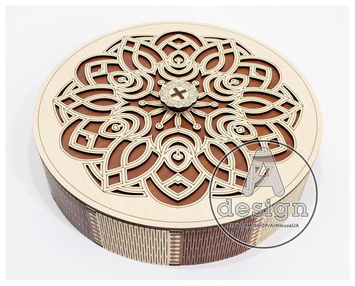 Wooden Box Gift Box Laser Cut Box Vector Plan Plywood Box - Etsy