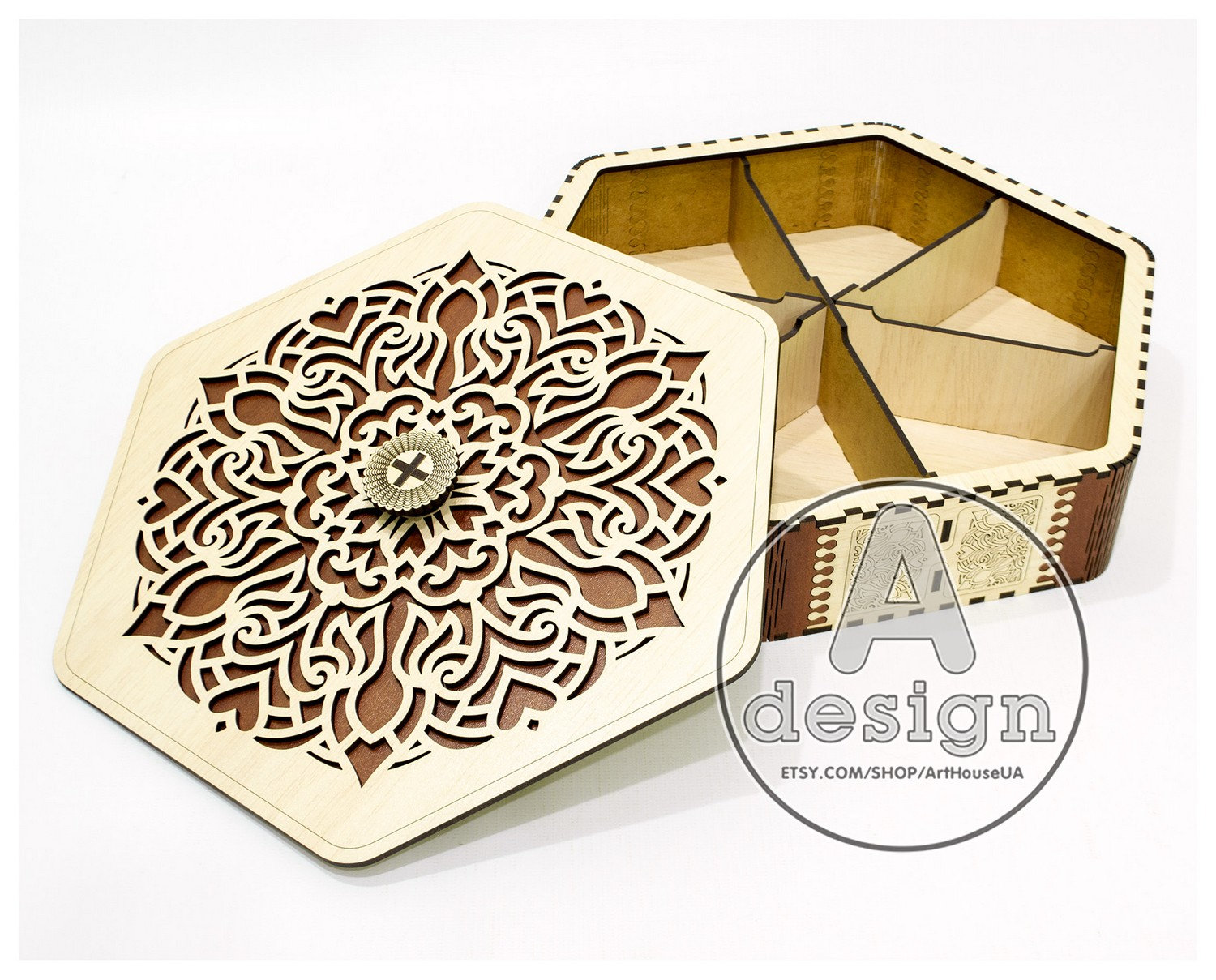 Wooden Box Gift Box Laser Cut Box Vector Plan Plywood Box - Etsy
