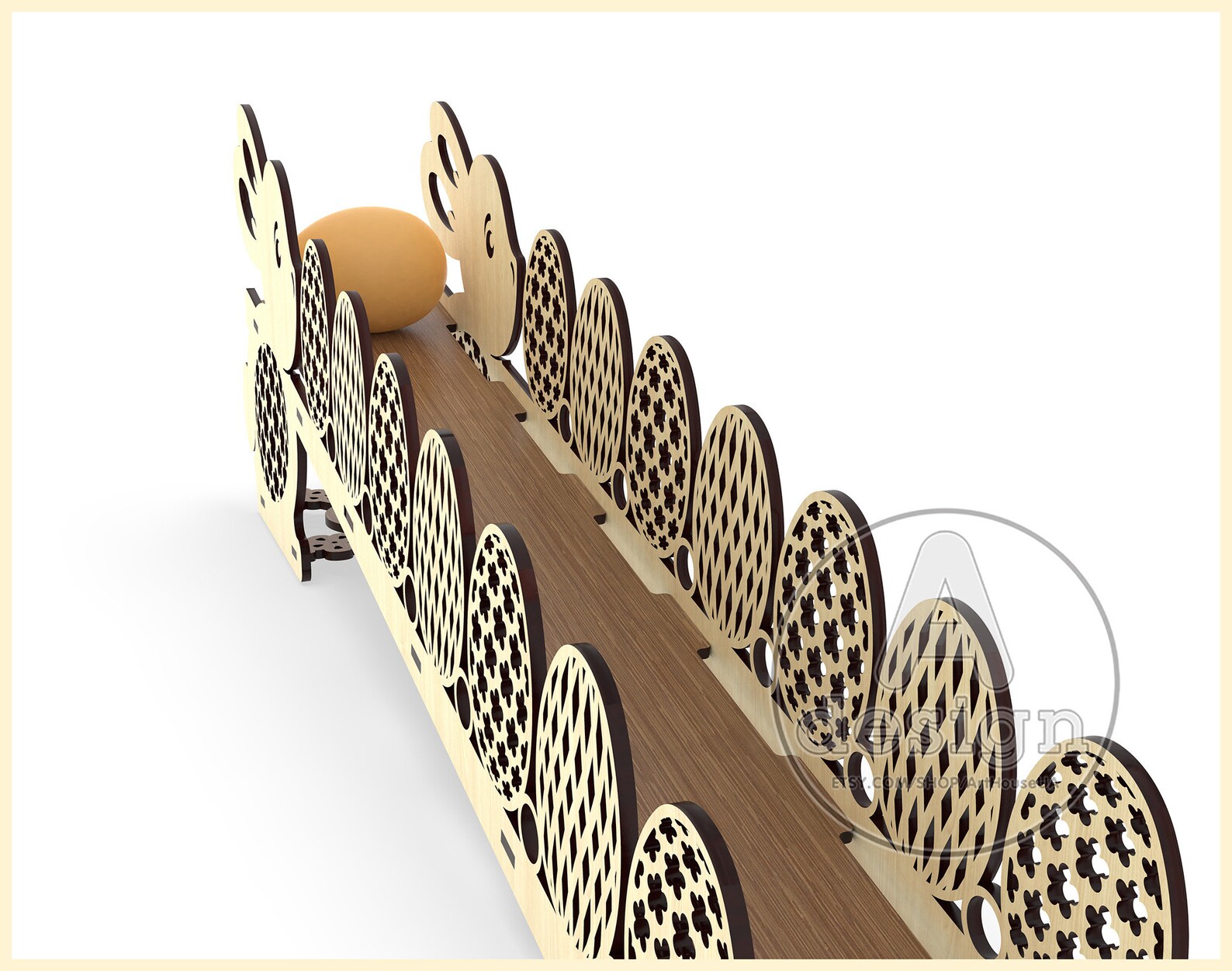 Easter Egg Rolling Ramp SVG Easter Egg Races DXF Wooden - Etsy