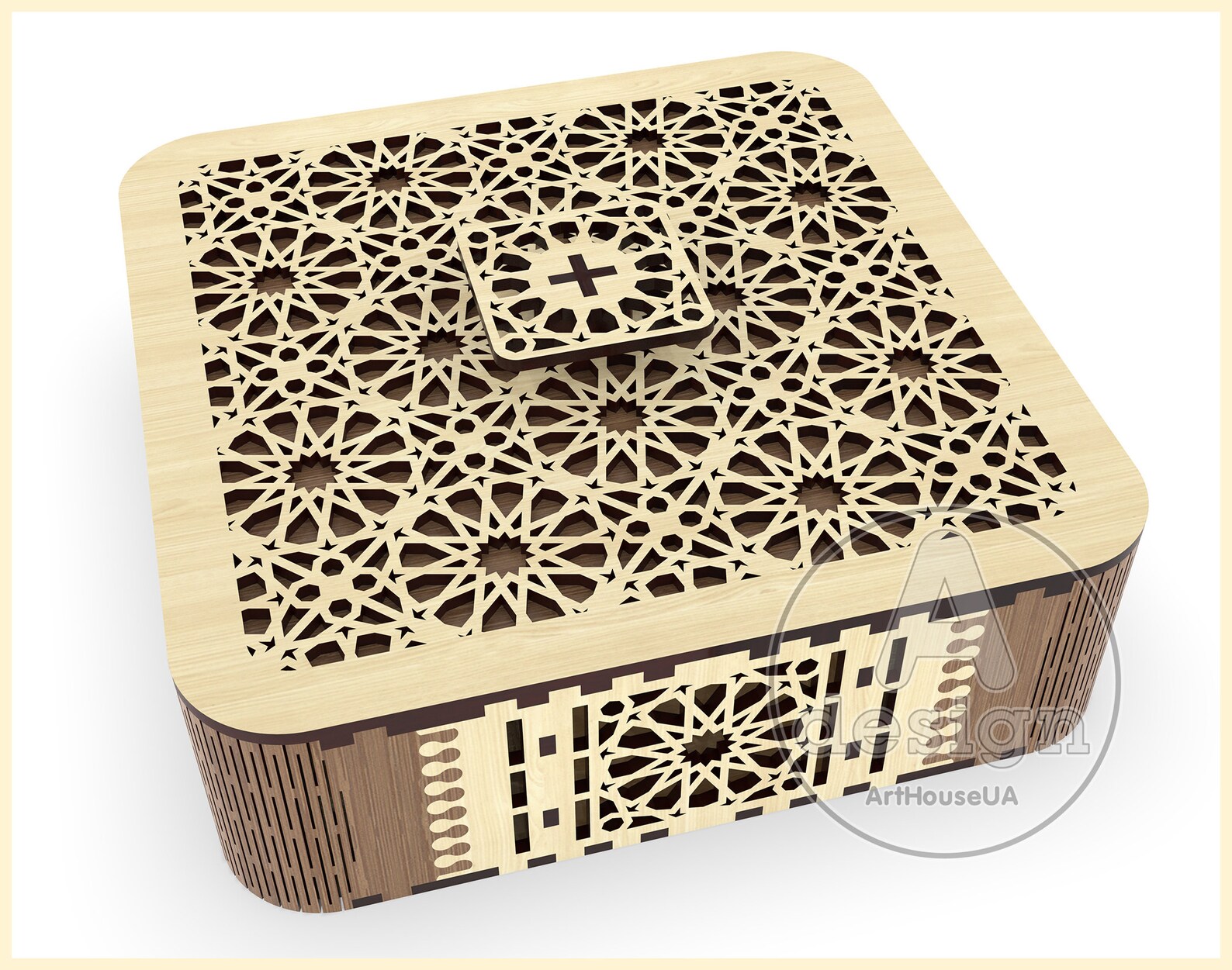 Wooden Box Vector Gift Box Laser Cut Plywood Box Laser - Etsy