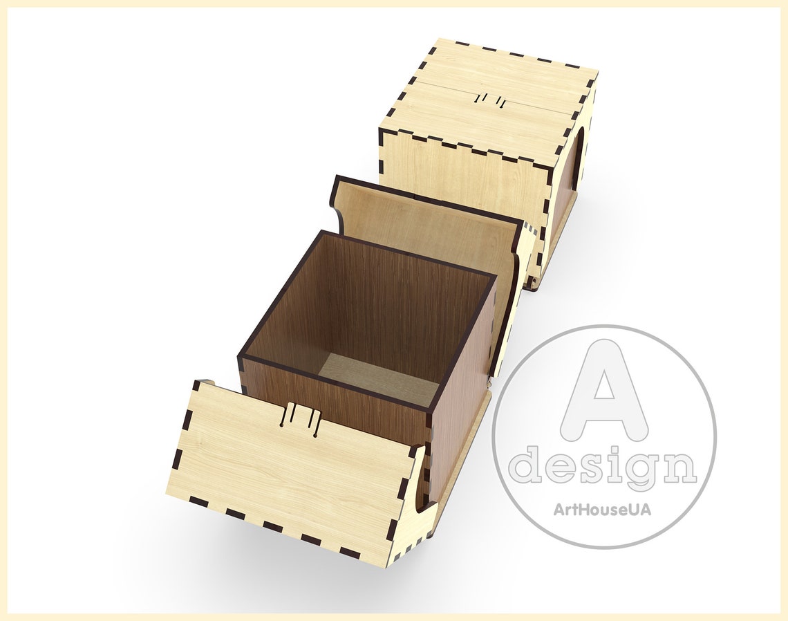 Custom Gift Box Vector for Laser Cut Personalized Gift Box - Etsy