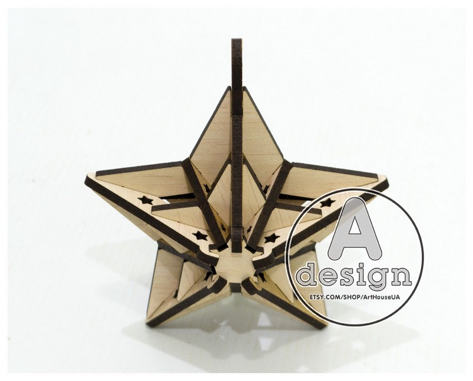 Christmas 3D Ornament Christmas Tree Decoration Christmas | Etsy