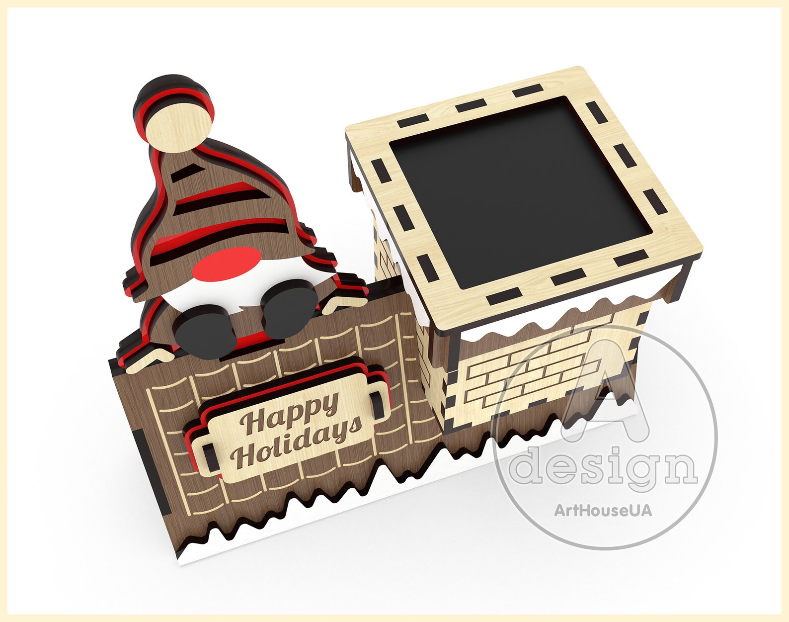 Gift Box in a Card SVG Vector File Laser Cutter and Glowforge - Etsy