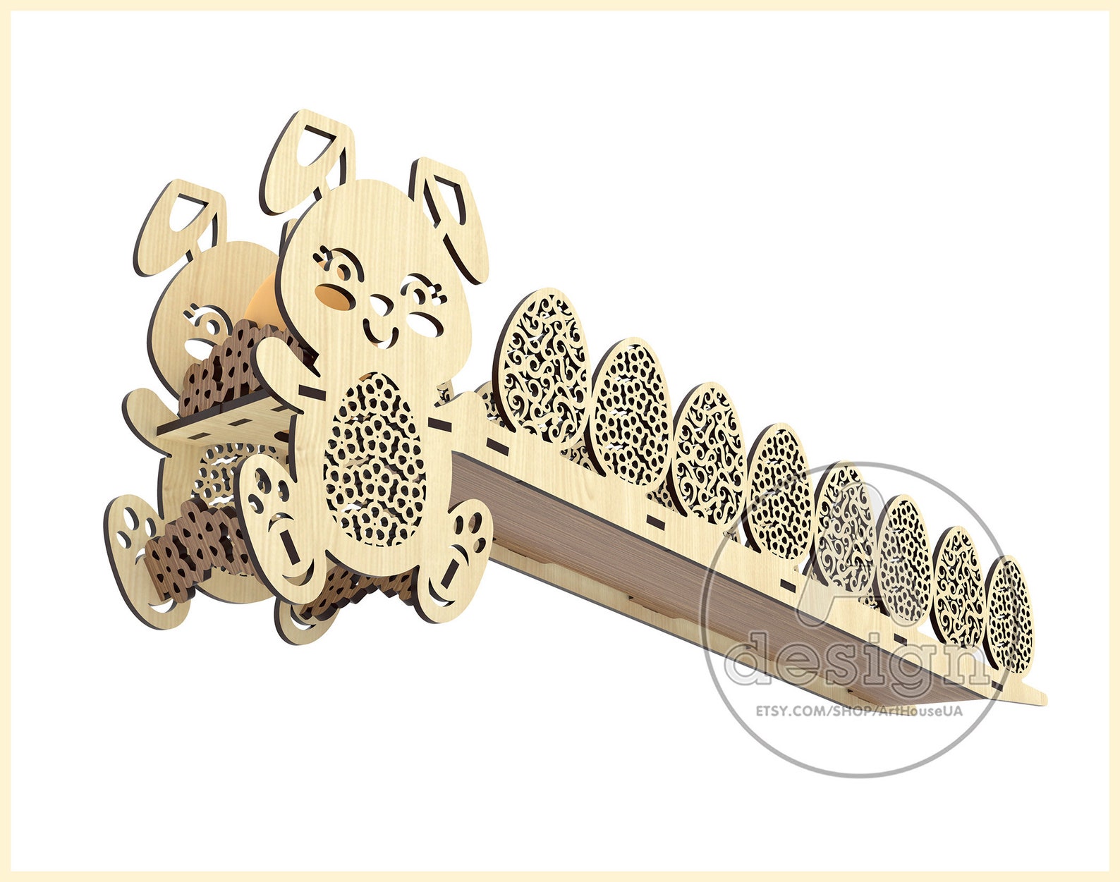 Easter Egg Rolling Ramp SVG Easter Egg Races DXF Wooden | Etsy