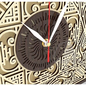 Wall Clock Pattern, Clock Vector, Clock Laser Cut, Laser Cut Files ...