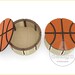 Basketball Candy Box Laser Cut Vector File, Gift Box Like Basketball ...