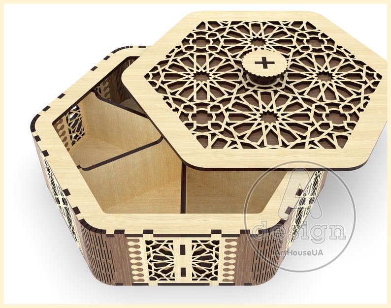 Wooden Box Vector Gift Box Laser Cut Plywood Box Laser | Etsy