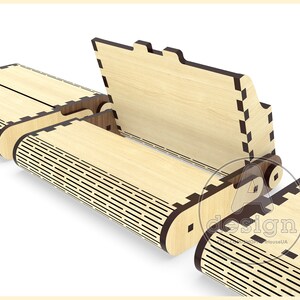 Wooden Card Holder Vector for Laser Business Card Holder PDF - Etsy