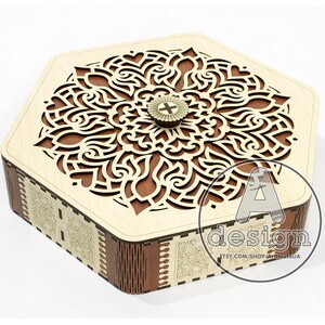 Wooden Box , Gift Box Laser Cut, Box Vector Plan, Plywood Box Laser ...