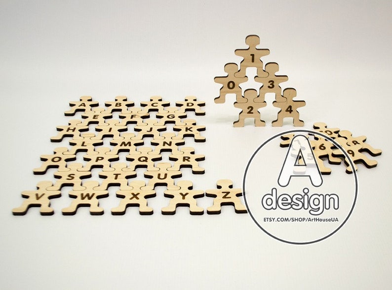 English Alphabet. Laser Cut Vector Model. Instant Download. - Etsy