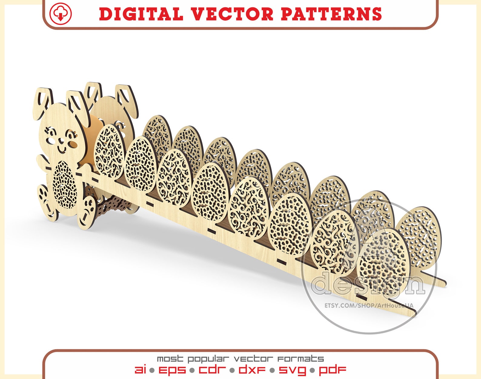 Easter Egg Rolling Ramp SVG Easter Egg Races DXF Wooden - Etsy