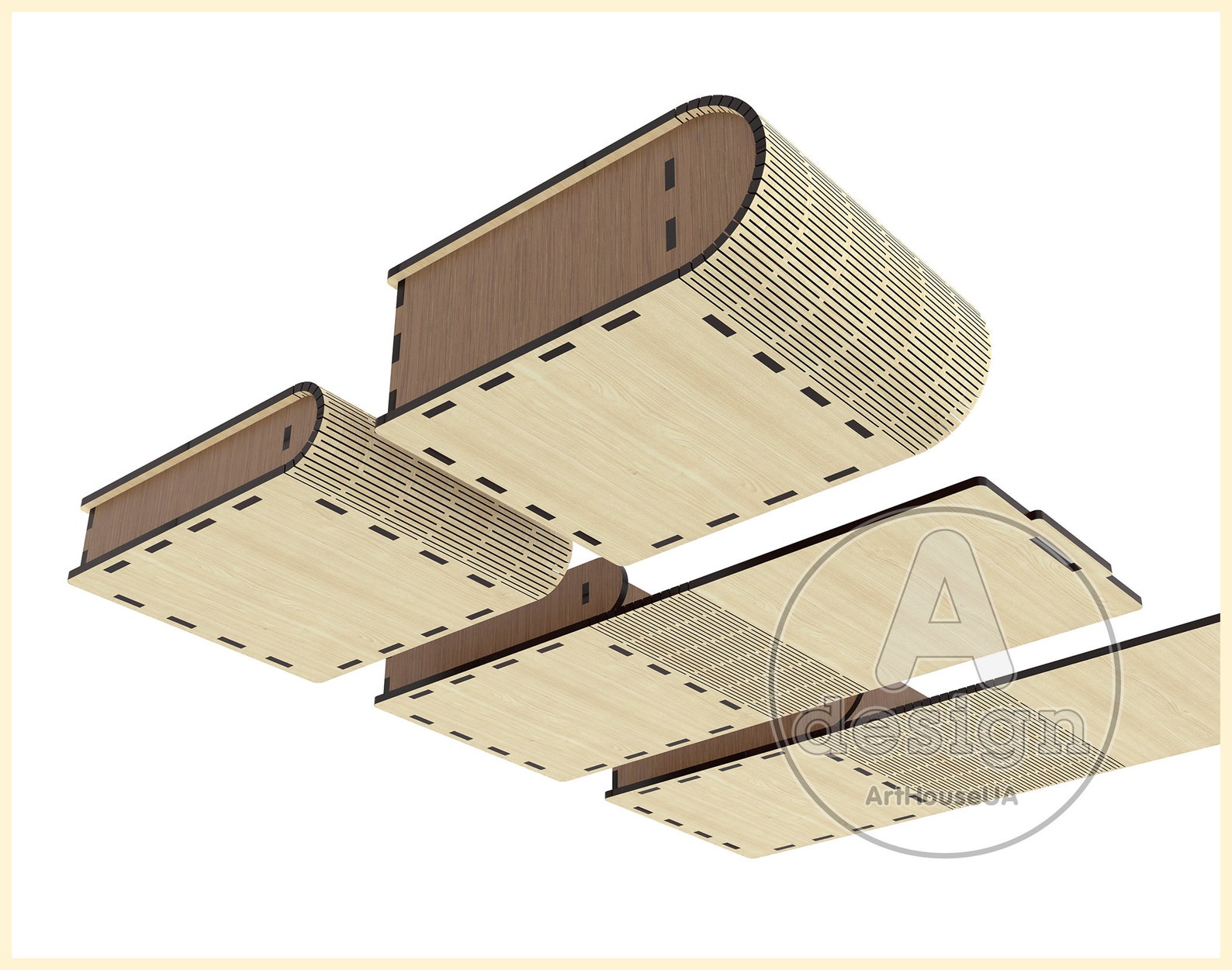 50 Different Sizes Boxes With Flexible Flip up Lid Vector for Laser Cut ...