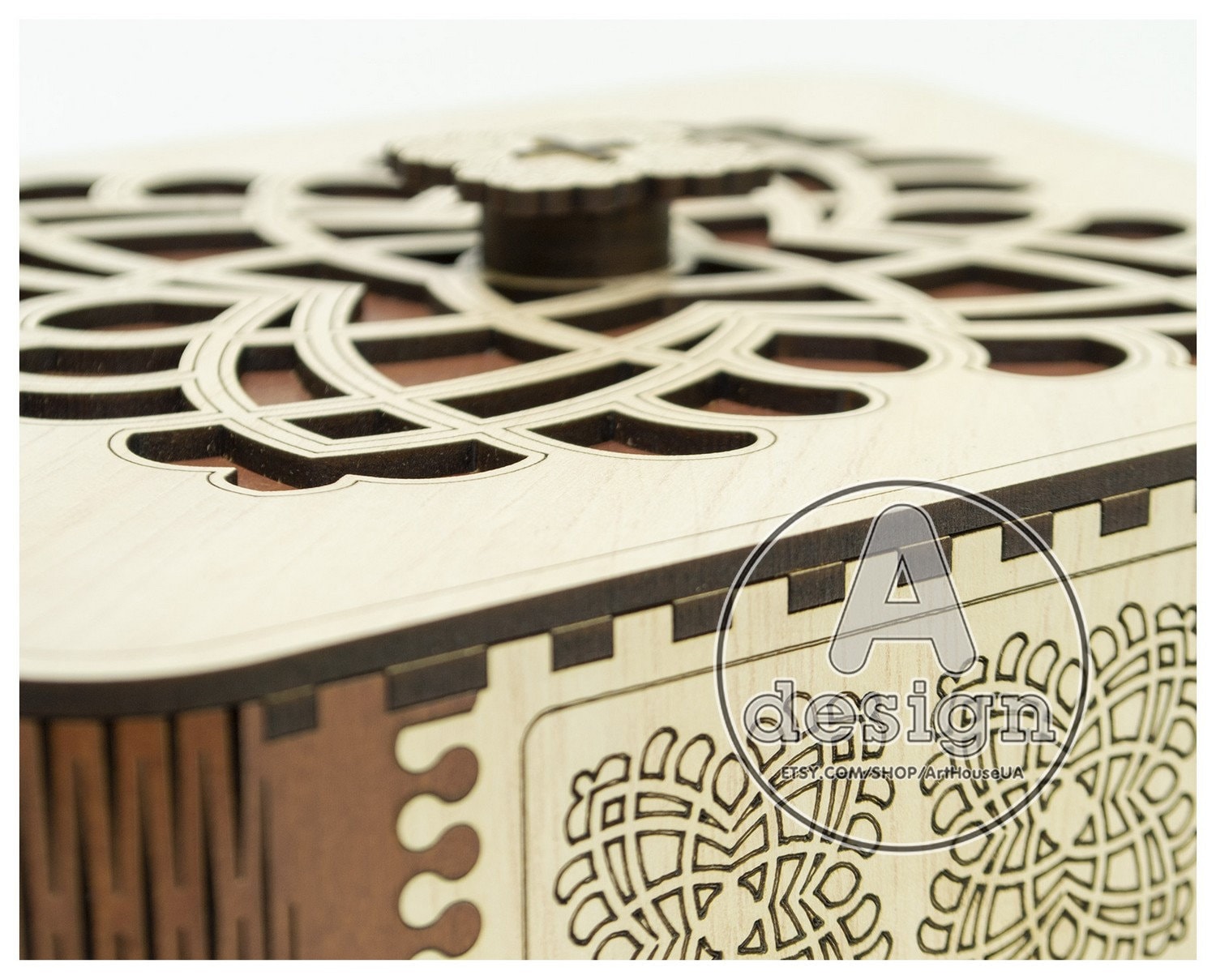 Wooden Box Gift Box Laser Cut Box Vector Plan Plywood Box - Etsy