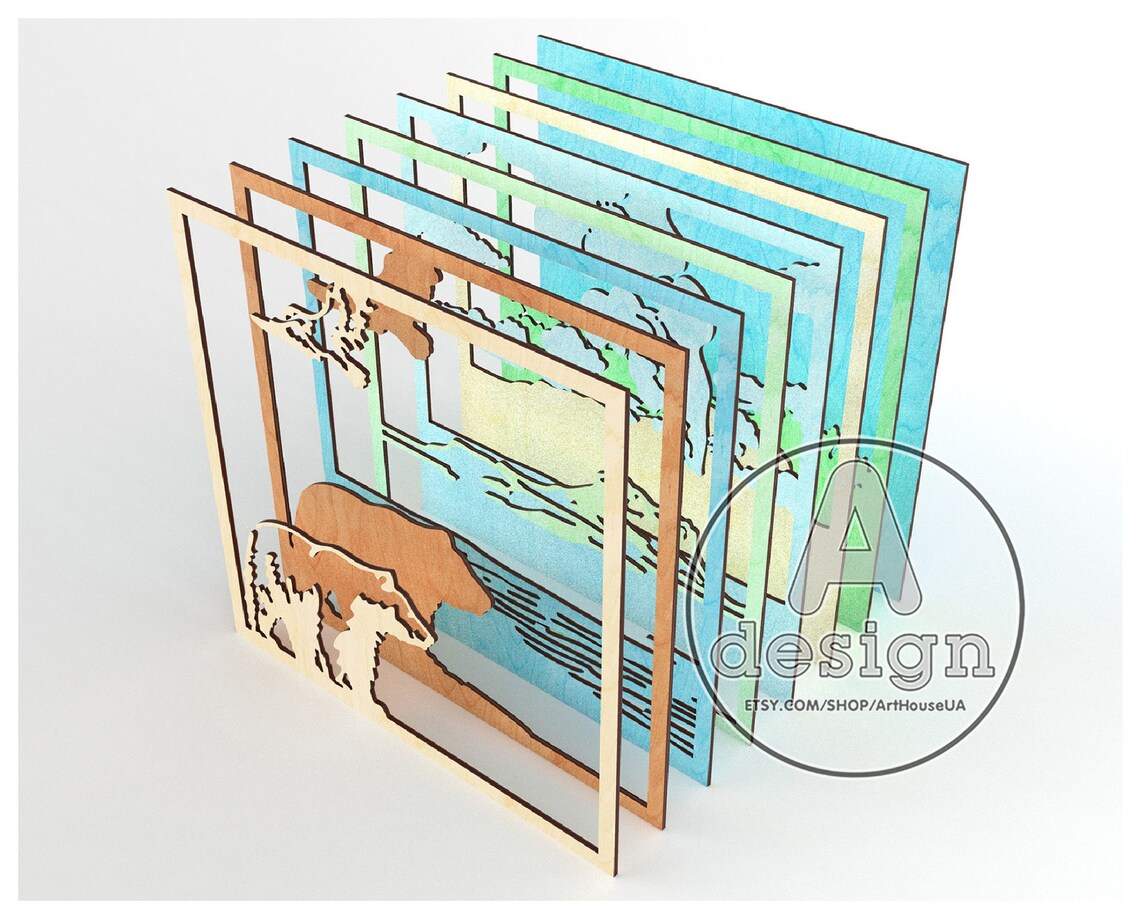 Scroll Saw Pattern Bear Scroll Saw Pdf Bear Laser Cut | Etsy