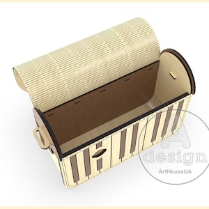 Wood Purse Vector File for Laser Cut Ready SVG, Handbag Vector File ...