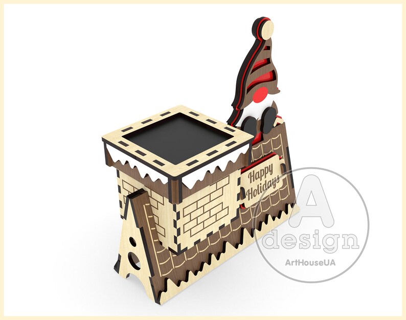 Gift Box in a Card SVG Vector File Laser Cutter and Glowforge - Etsy