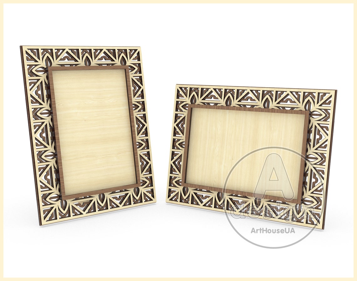 Multilayer Photo Frame SVG File Laser Cut Photo Frame Wall - Etsy