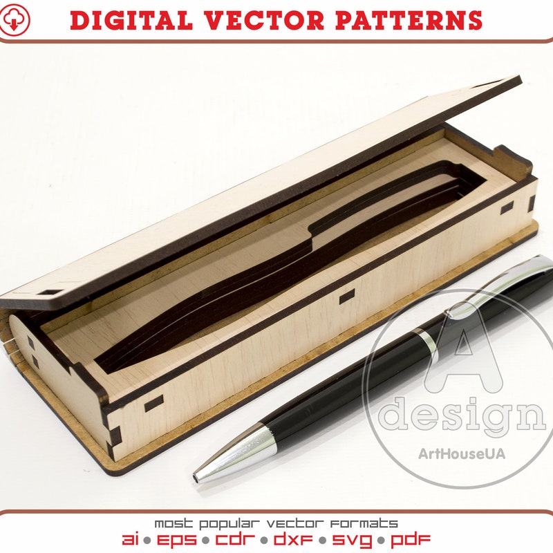 Luxury Wood Pencil Box - Etsy