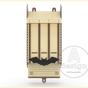 Bat House Vector SVG File for Laser Cutting Digital Download - Etsy