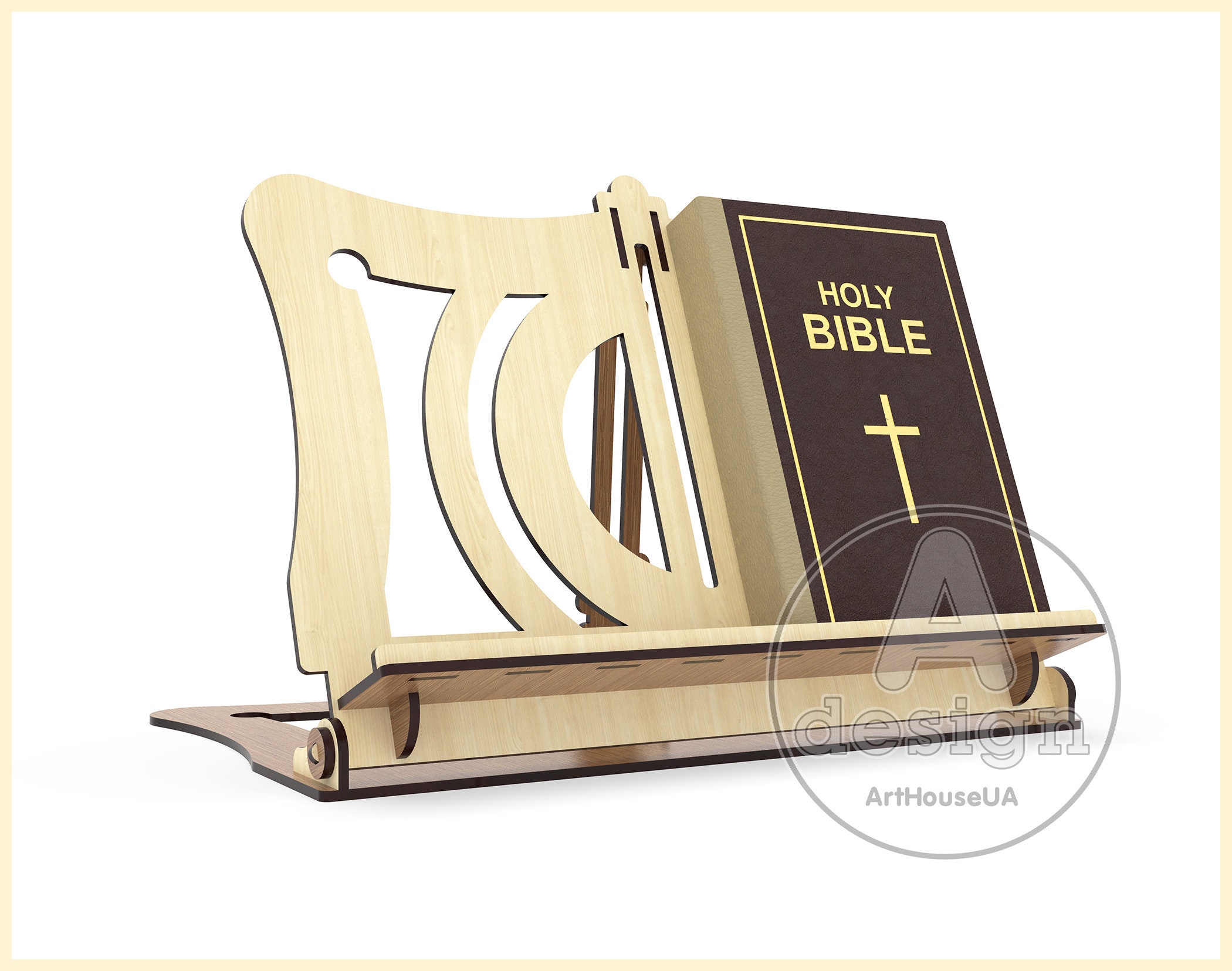 Book Stand Vector, BS-V1, Phone Stand, Tablet Stand, Book Shelf Laser ...