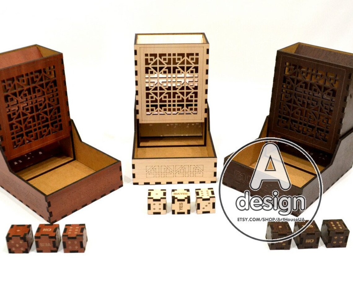 Dice Tower Wood Dice Tower Dice Tower Project Dice Tower - Etsy