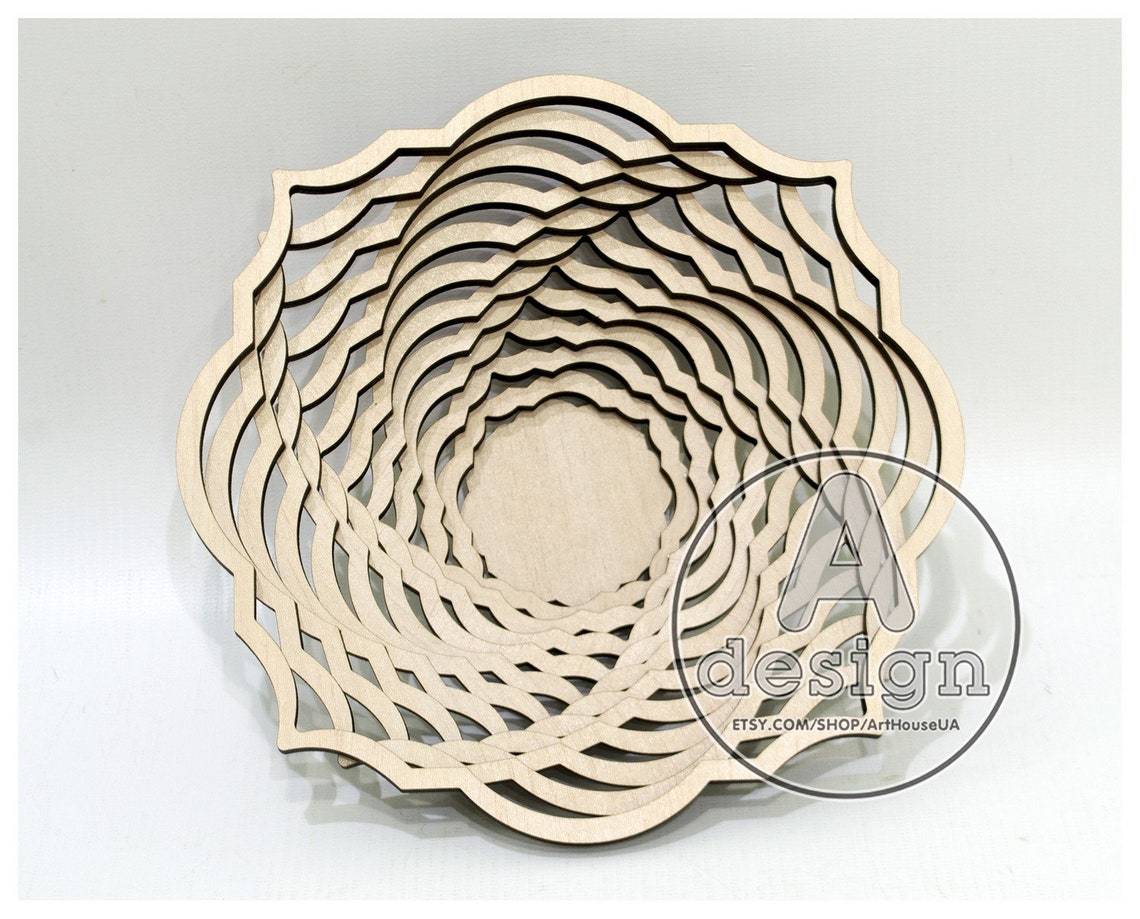 Bowl laser cut vector file DXF Basket vector Dish for fruit | Etsy