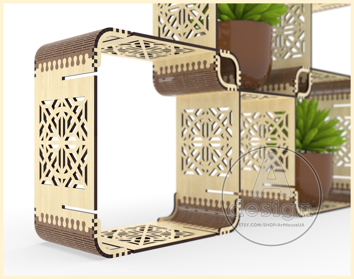 Display Shelf Display Shelf Svg vector for Glowforge user | Etsy