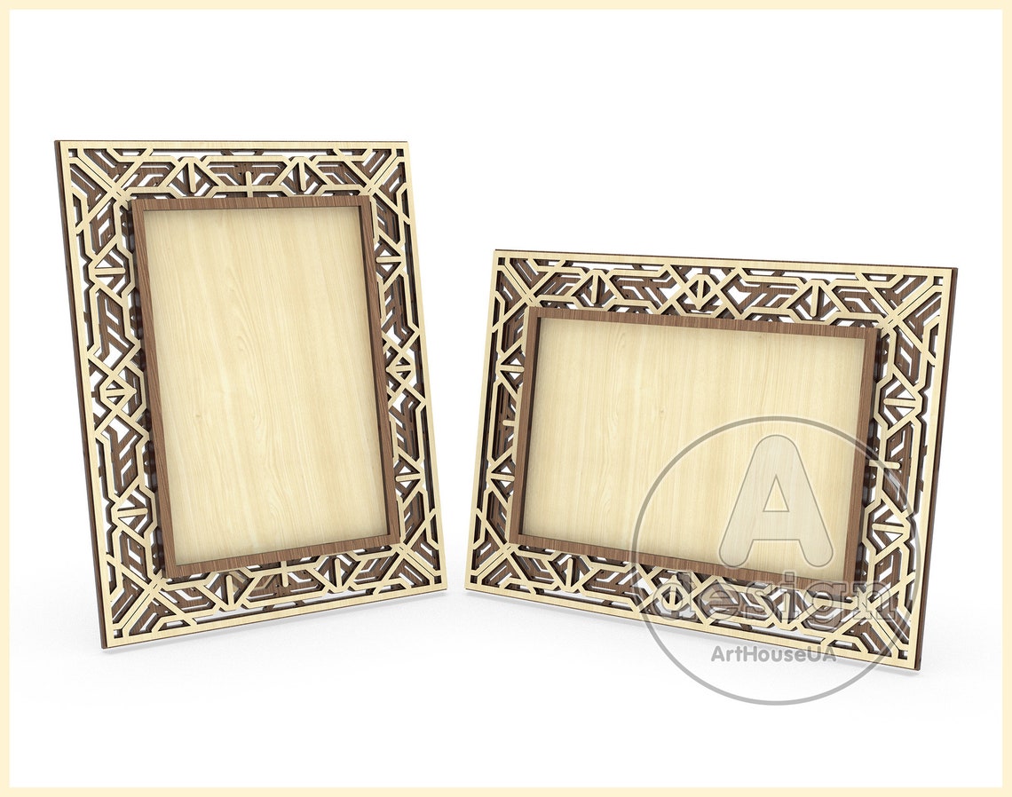 Multilayer Photo Frame SVG File Laser Cut Photo Frame Wall - Etsy