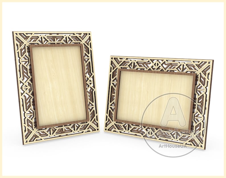 Multilayer Photo Frame SVG File Laser Cut Photo Frame Wall - Etsy