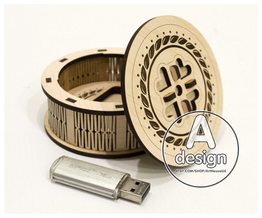 Box for USB Vector Wedding Story Usb Case Box Laser Cut | Etsy