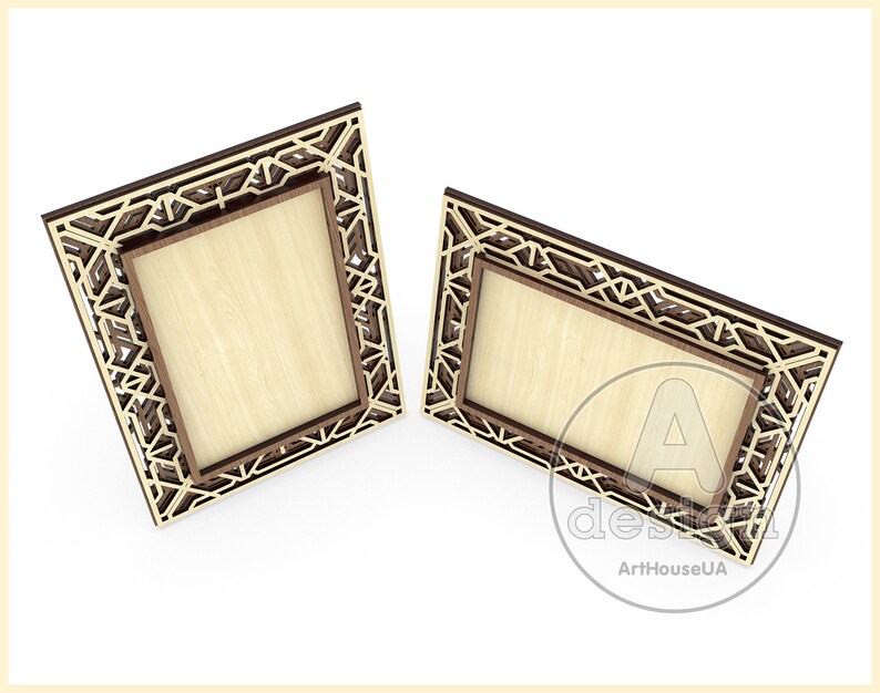 Multilayer Photo Frame SVG File Laser Cut Photo Frame Wall - Etsy