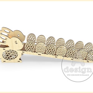 Easter Egg Rolling Ramp SVG, Easter Egg Races DXF, Wooden Ramp, Easter ...