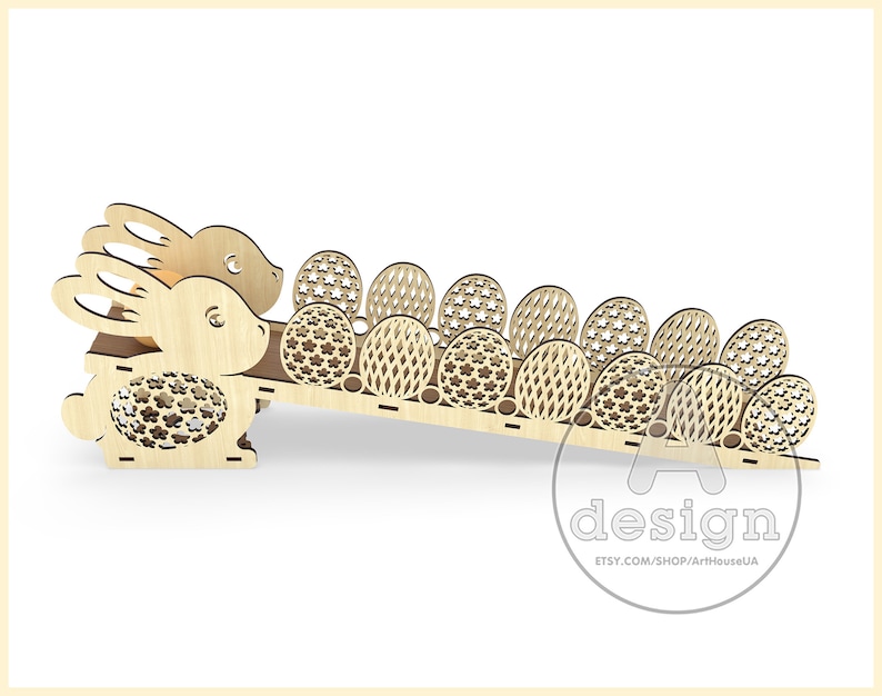 Easter Egg Rolling Ramp SVG Easter Egg Races DXF Wooden - Etsy