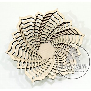 Bowl Laser Cut Vector File DXF, Basket Vector, Dish for Fruit Vector ...
