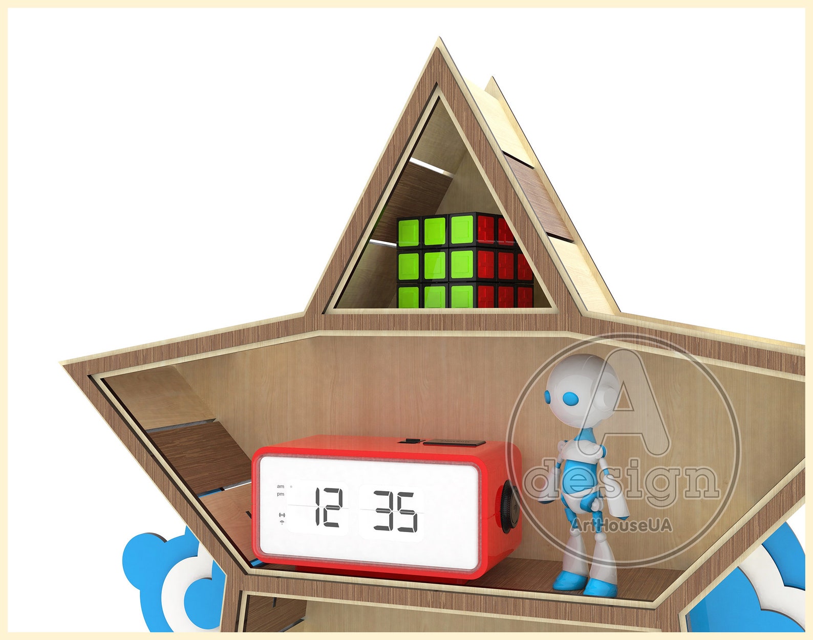 Star Shelf Vector Phone Stand Tablet Stand Book Shelf Laser - Etsy