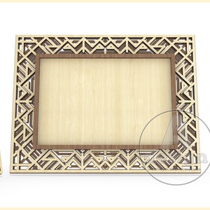 Multilayer Photo Frame SVG file Laser Cut Photo Frame Wall | Etsy